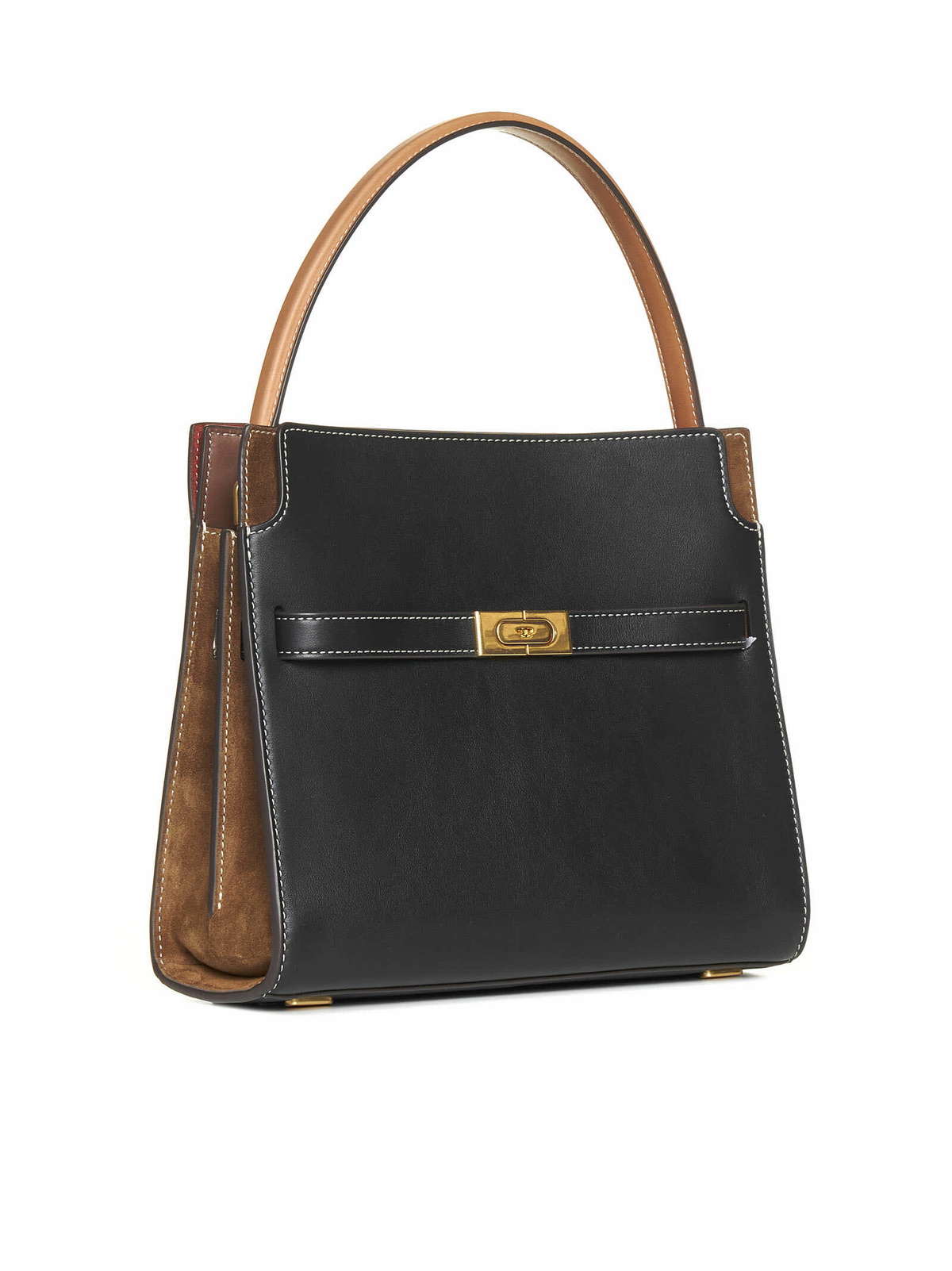 Tory Burch Double Lee Radziwill Leather Handbag Tory Burch