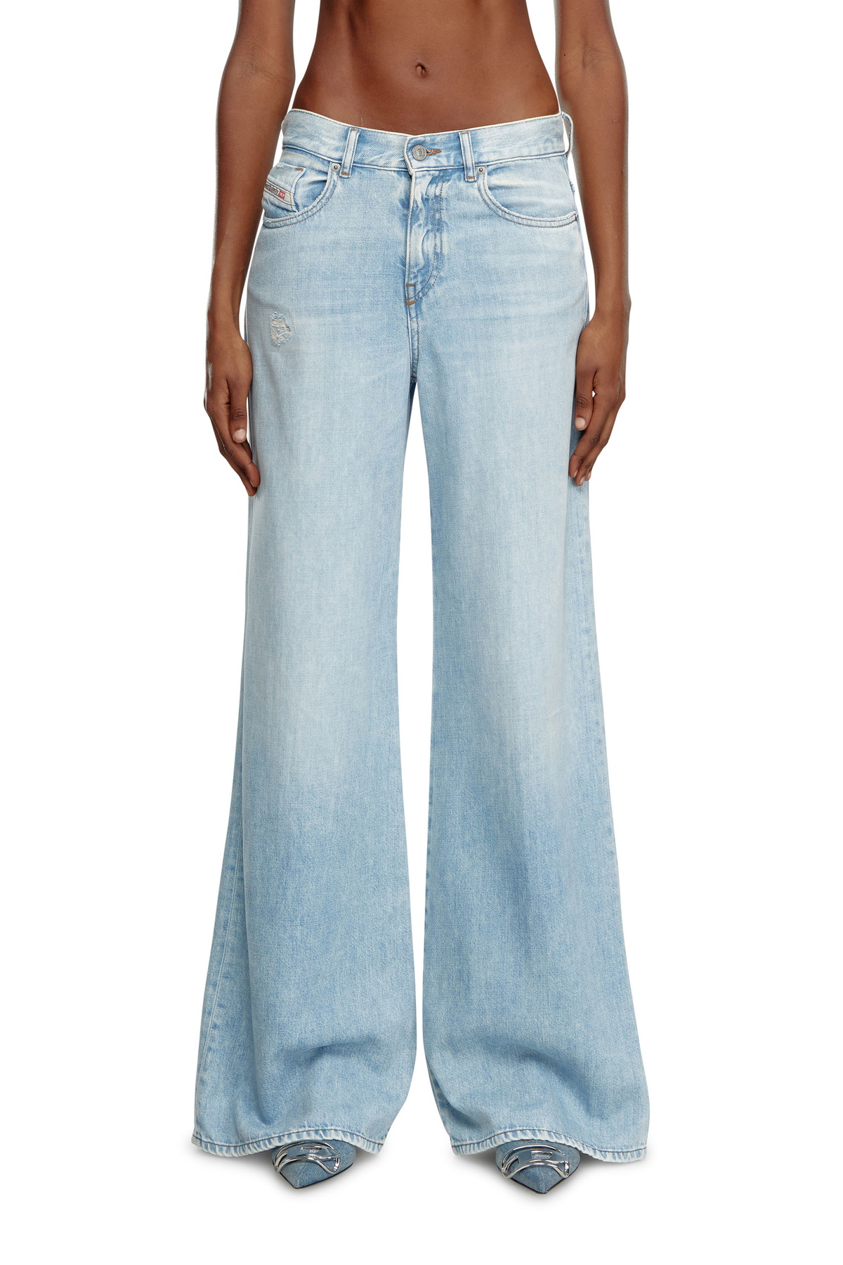 Diesel Flare Jeans - 1978 D-Akemi - Jeans Womens in Blue Diesel