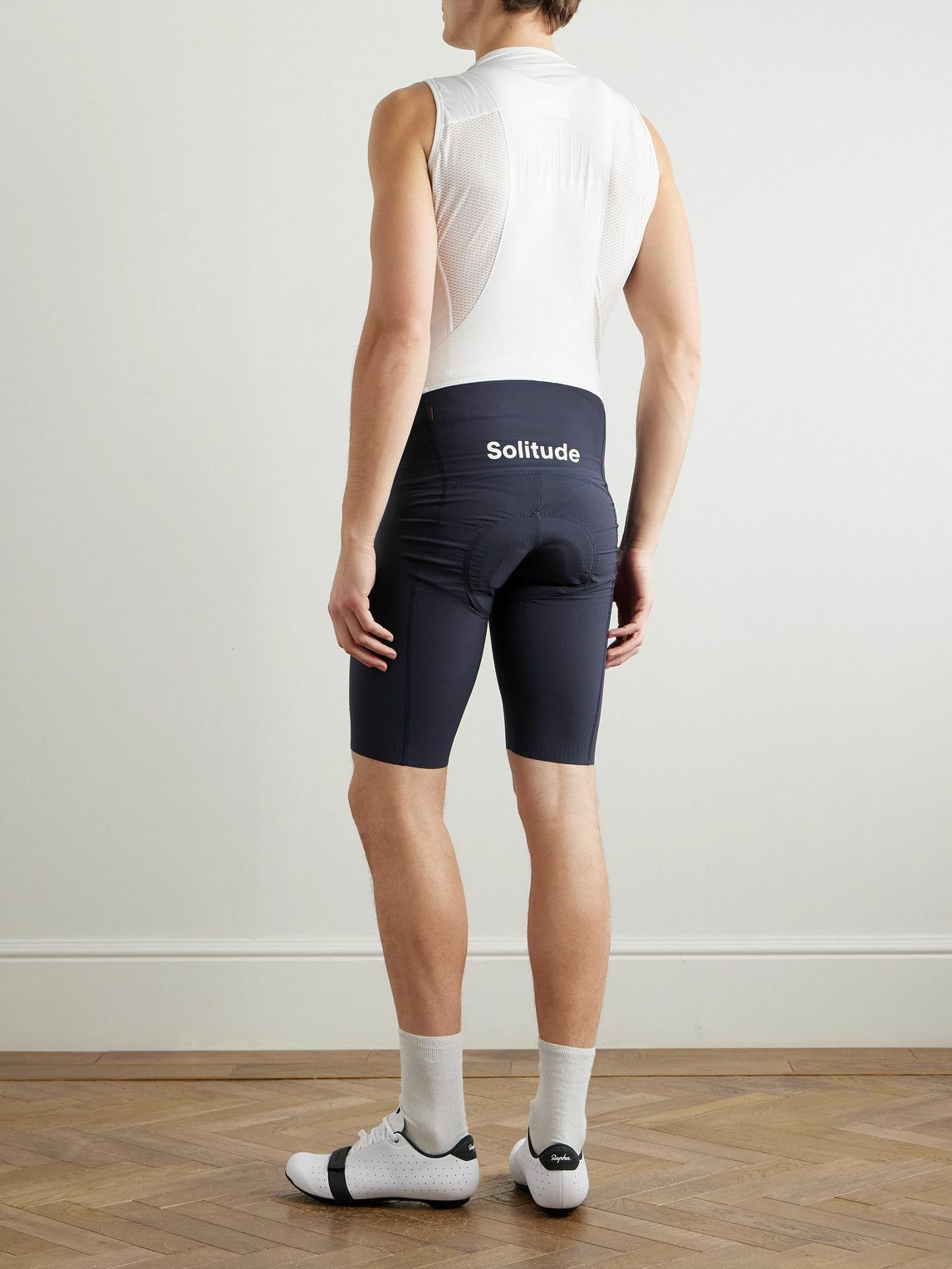 Pas Normal Studios - Solitude Logo-Print Stretch-Jersey Cycling Bib ...