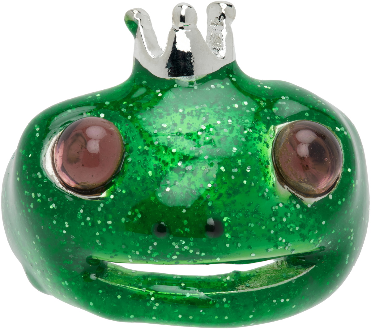 Collina Strada Green Frog Prince Ring Collina Strada