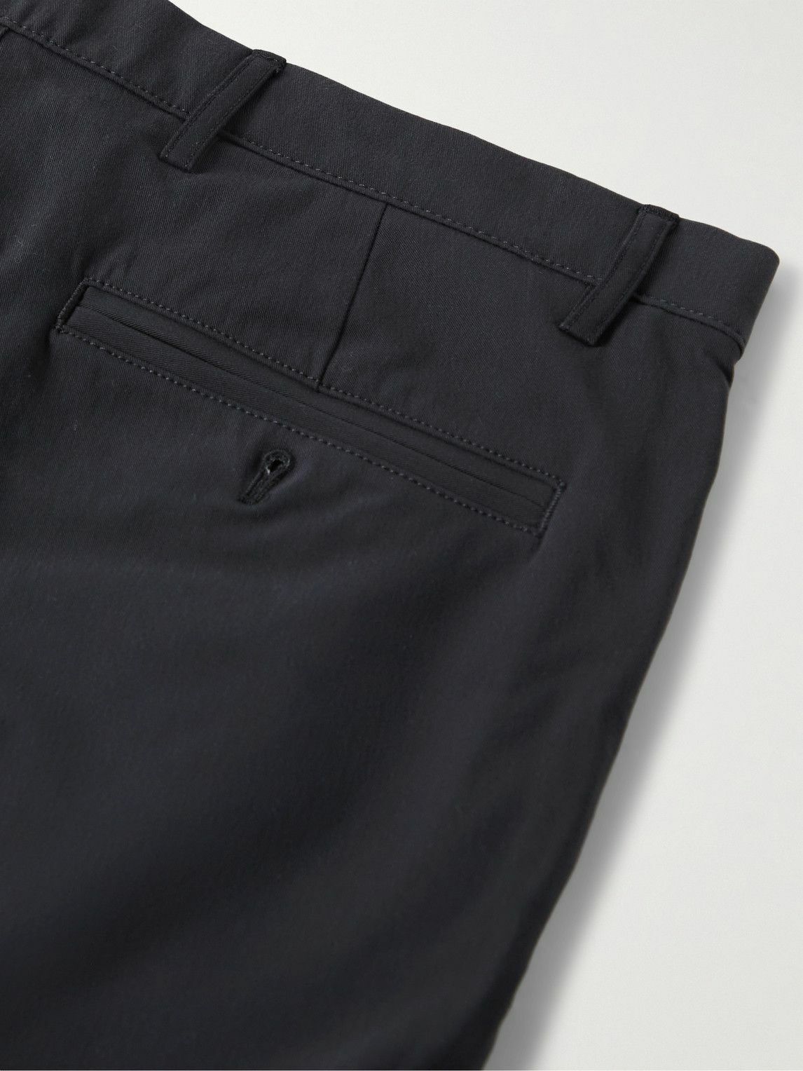 Club Monaco - Connor Slim-Fit Straight-Leg Cotton Trousers - Black Club ...