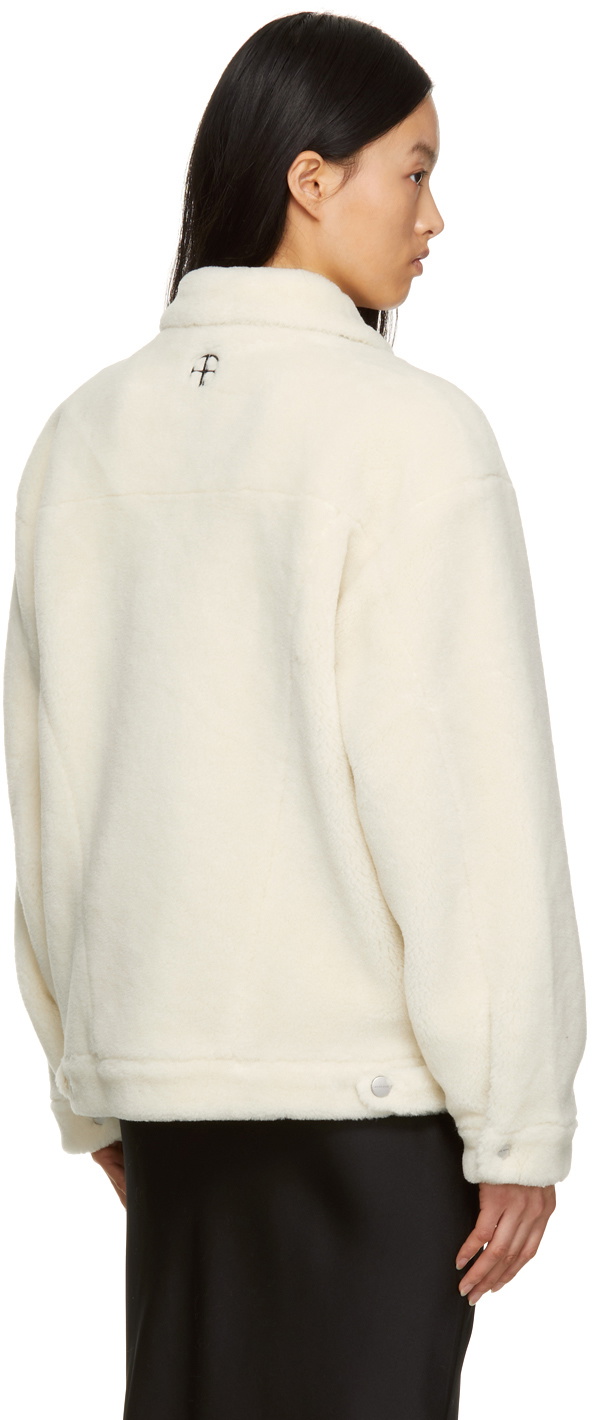 ANINE BING Off-White Fleece Rory Jacket ANINE BING