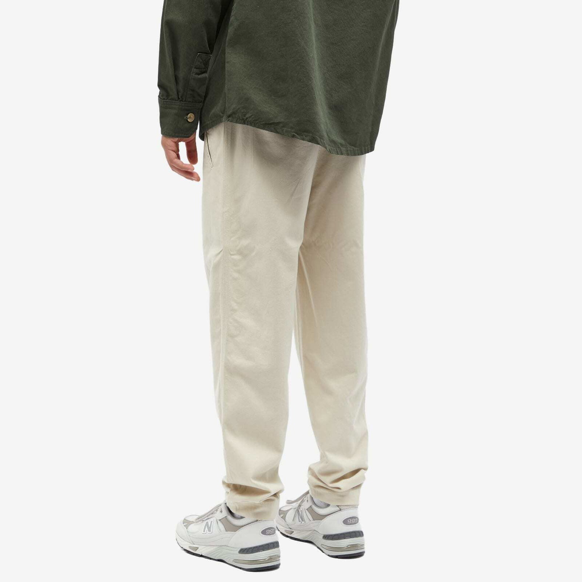 Folk Men's Twill Assembly Pant in Stone Brushed Twill Folk