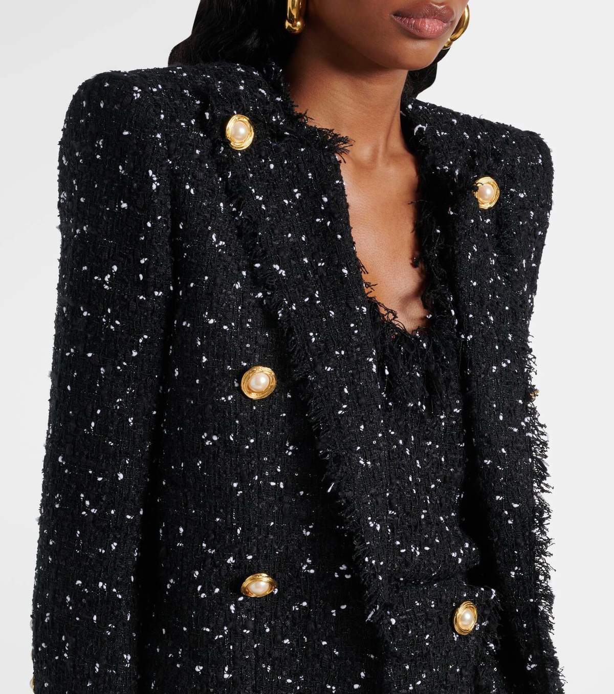 Balmain Spencer tweed jacket Balmain
