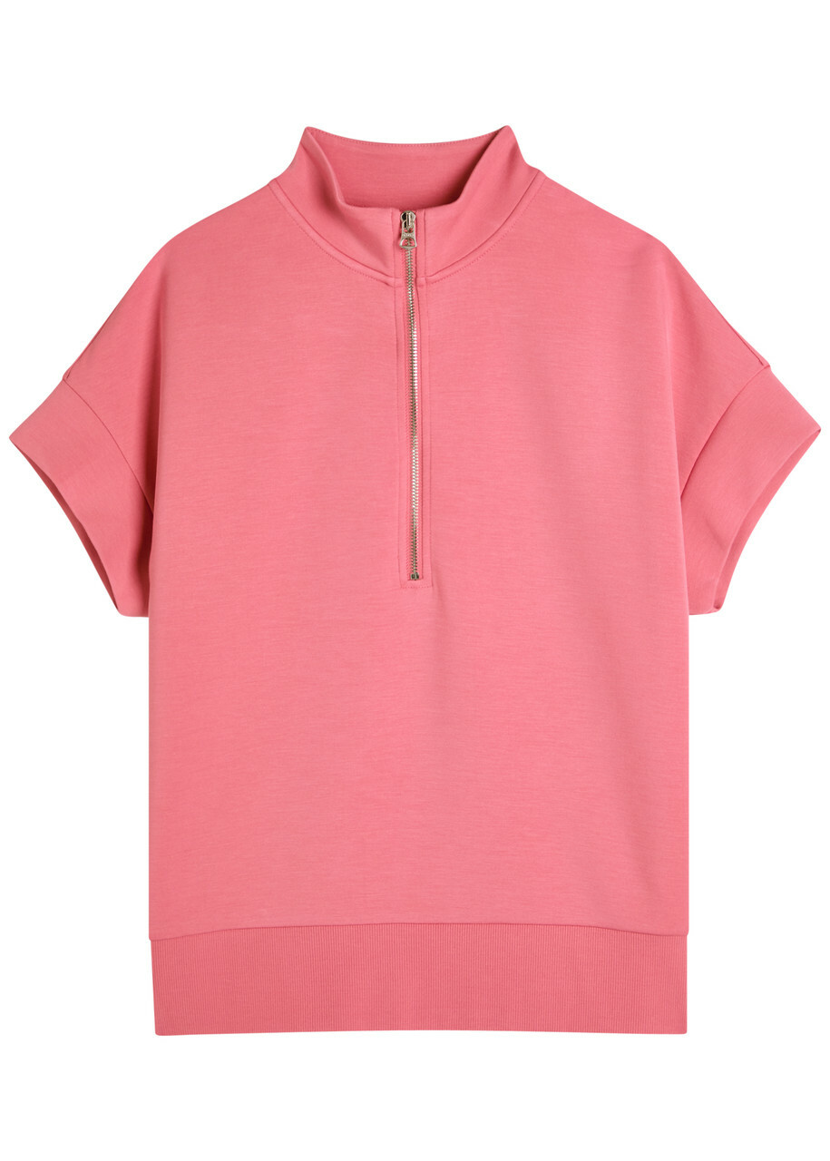 Varley Ritchie Short Sleeve Sweat Stretch-jersey top Rose Varley