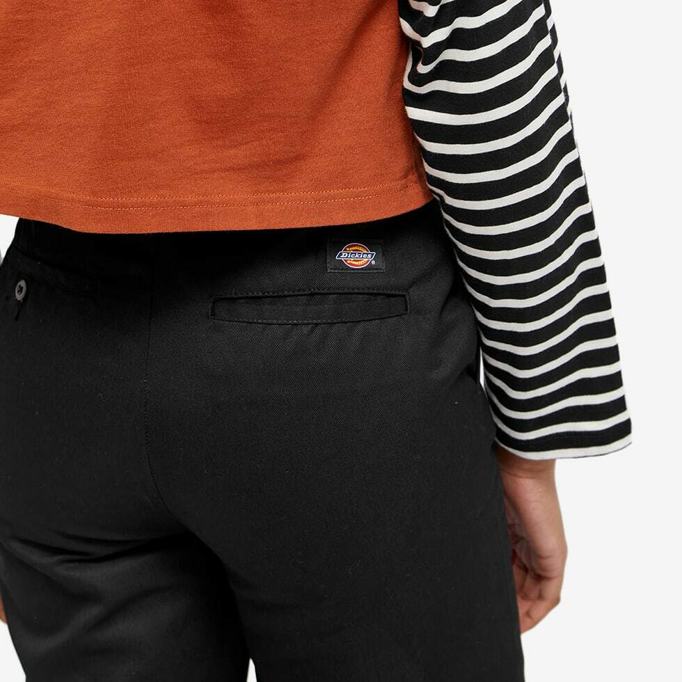 Dickies Women's Phoenix Straight Cropped Pant in Black Dickies Construct