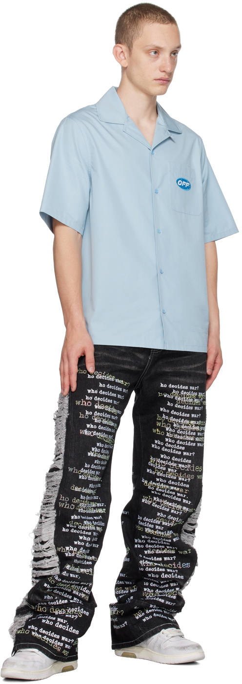 Who Decides War Black Scripture Jeans WHO DECIDES WAR by Ev Bravado