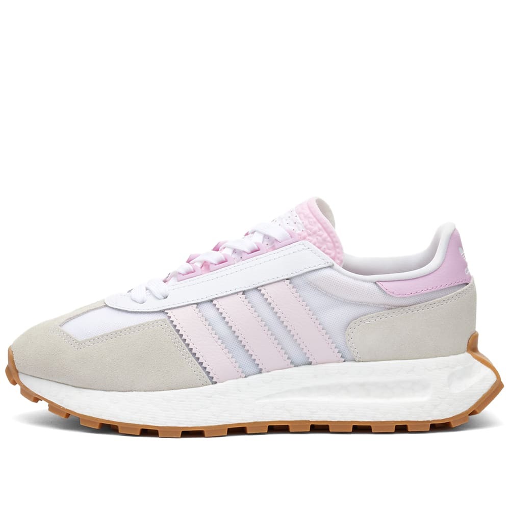 Adidas Women's Retropy E5 W Sneakers in White/Almost Pink/Bliss Lil adidas