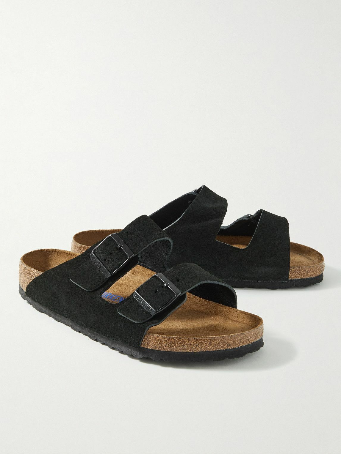 BIRKENSTOCK - Arizona Suede Sandals - Black Birkenstock