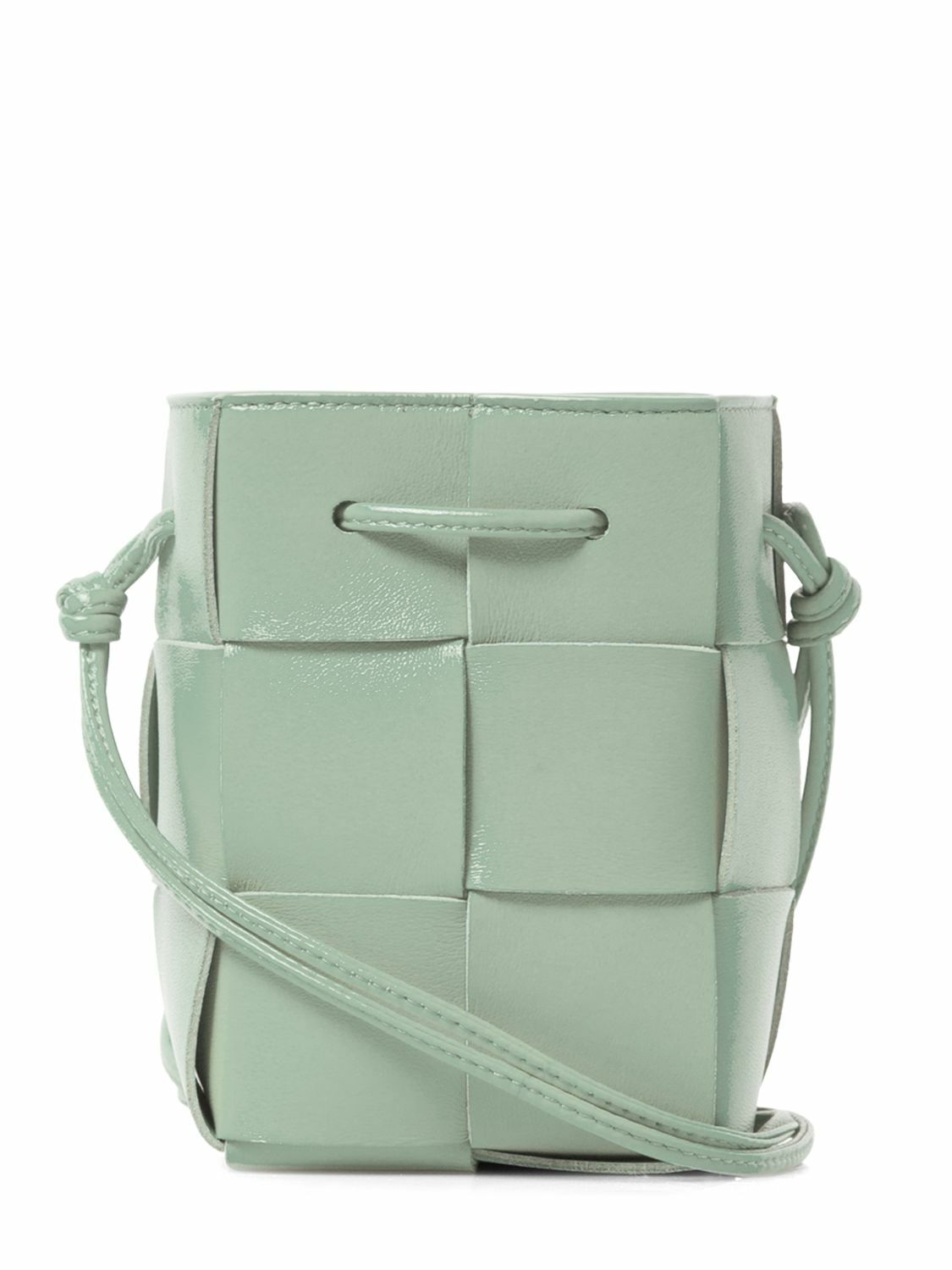 BOTTEGA VENETA - Mini Intreccio Leather Bucket Bag Bottega Veneta