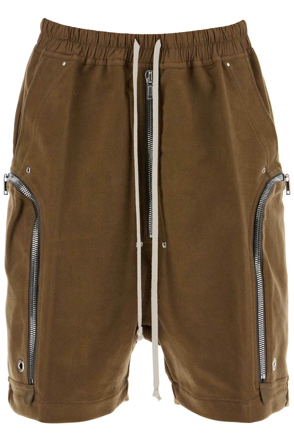 RICK OWENS cargo pocket shorts Khaki Rick Owens