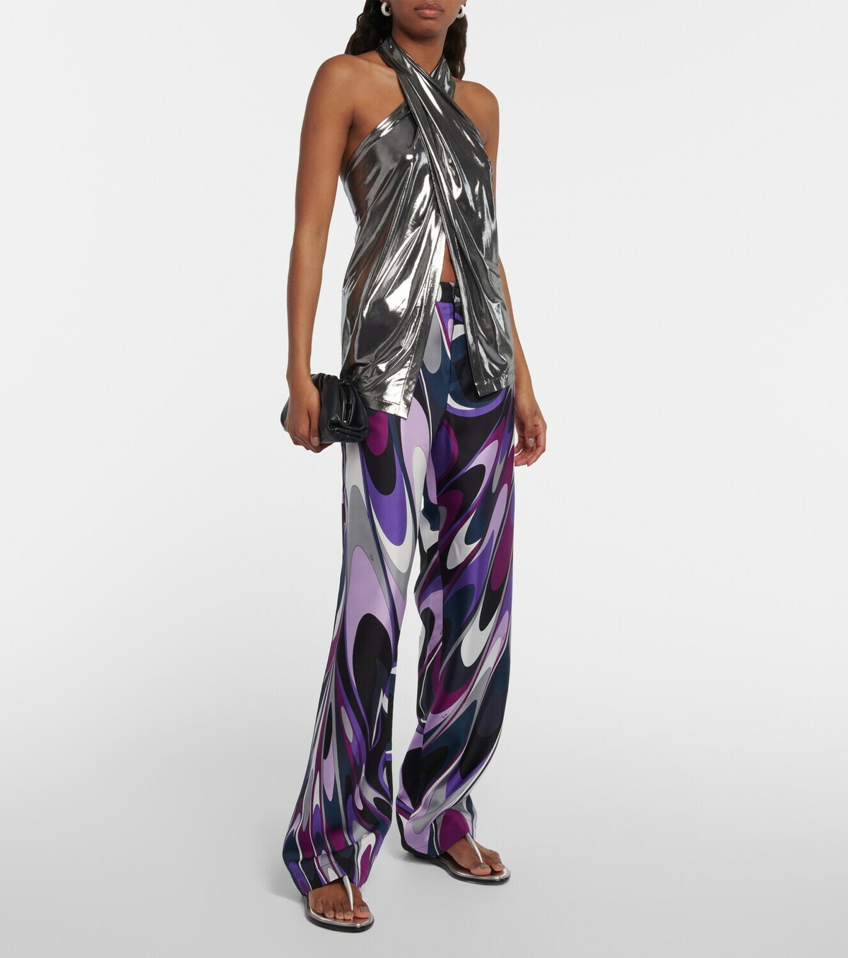 Pucci - Tie-front top Emilio Pucci