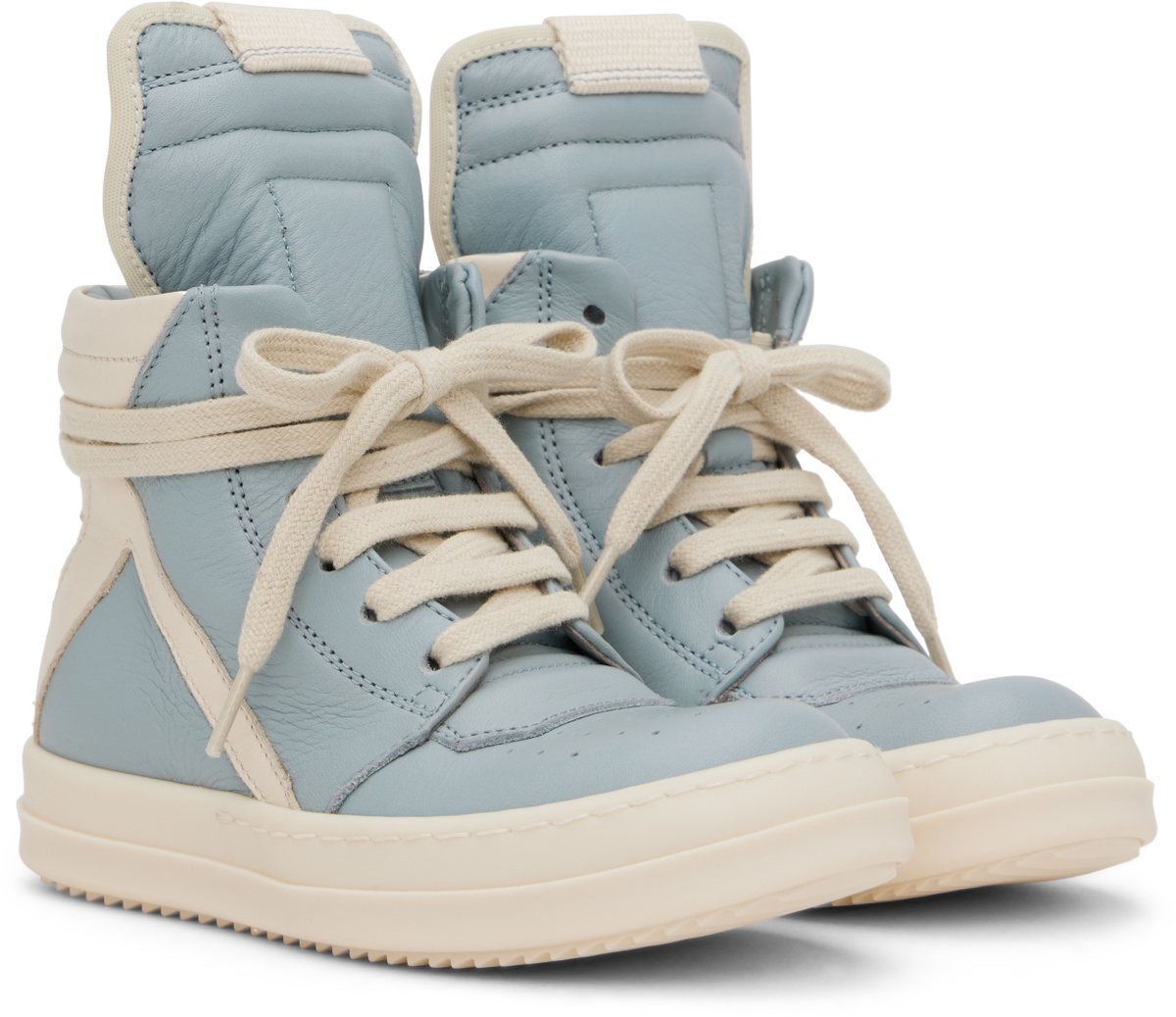 Rick Owens Kids Blue Porterville Geobaskets Sneakers Rick Owens