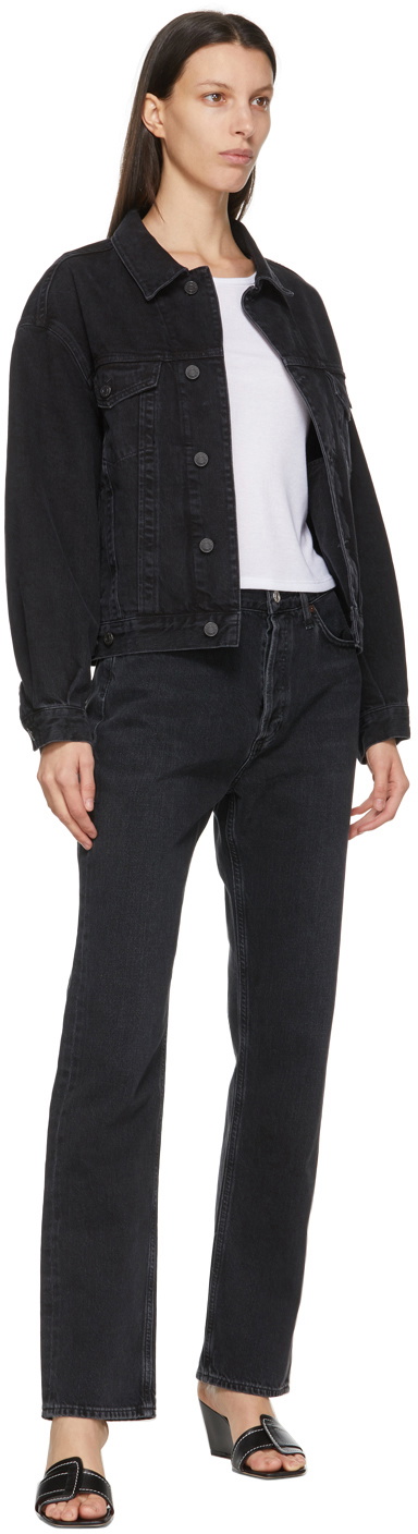 AGOLDE Black Denim Charli Jacket AGOLDE