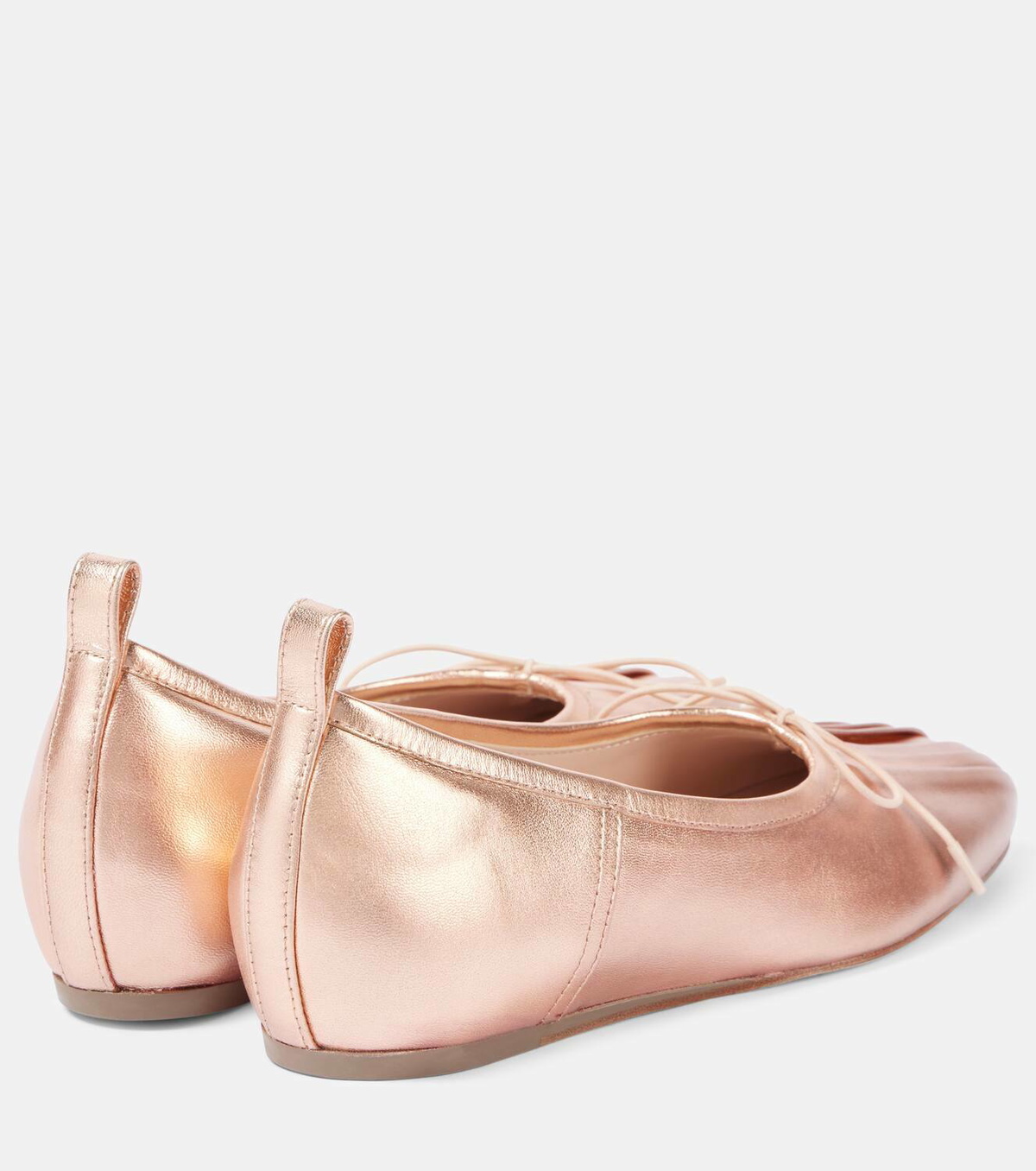 Simone Rocha Classic pleated leather ballet flats Simone Rocha