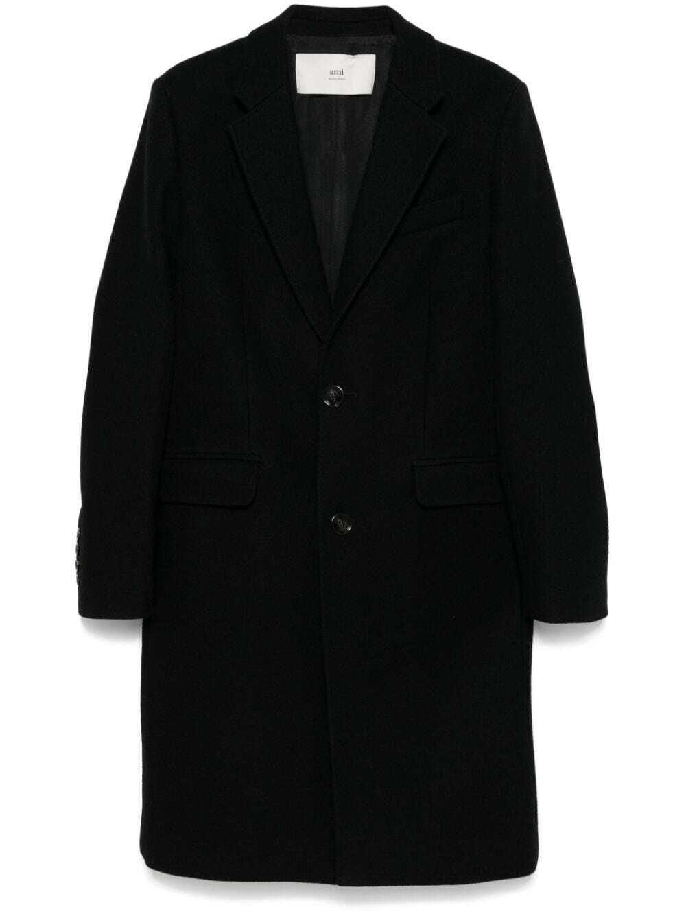 AMI PARIS - Wool Single-breasted Coat AMI