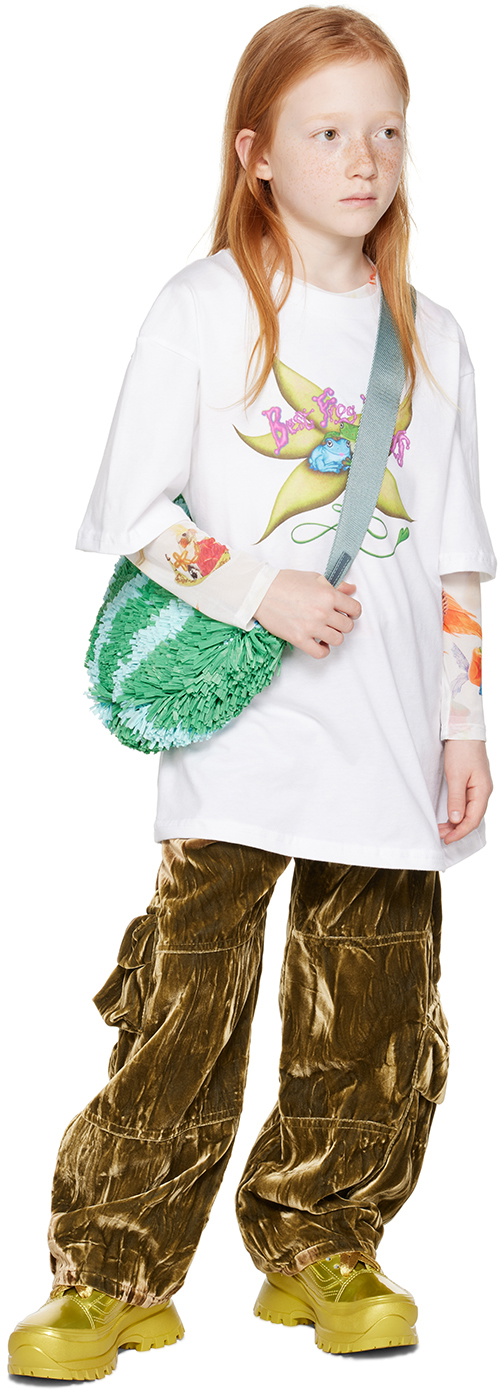 Collina Strada SSENSE Exclusive Kids White 'Best Frog Friends' T-Shirt ...