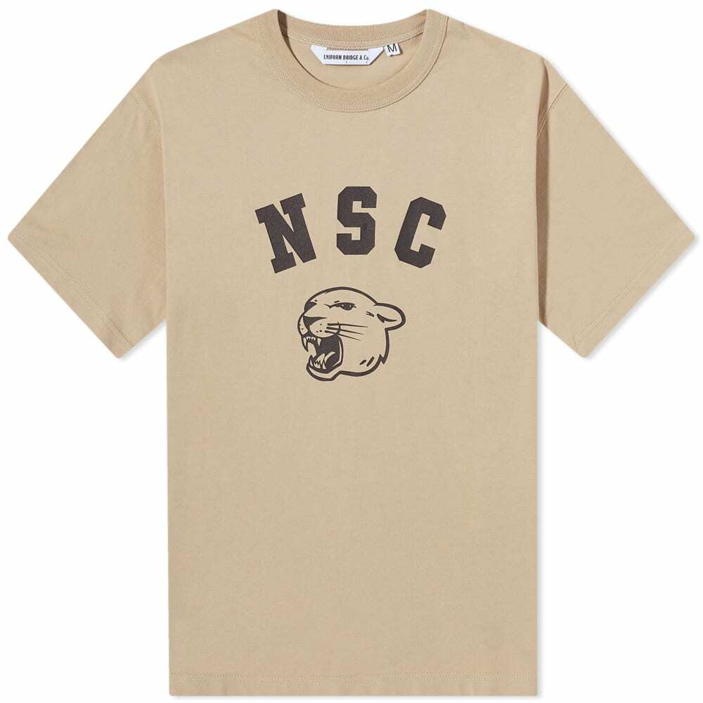 Uniform Bridge Men's NSC Jaguars T-Shirt in Beige Uniform Bridge