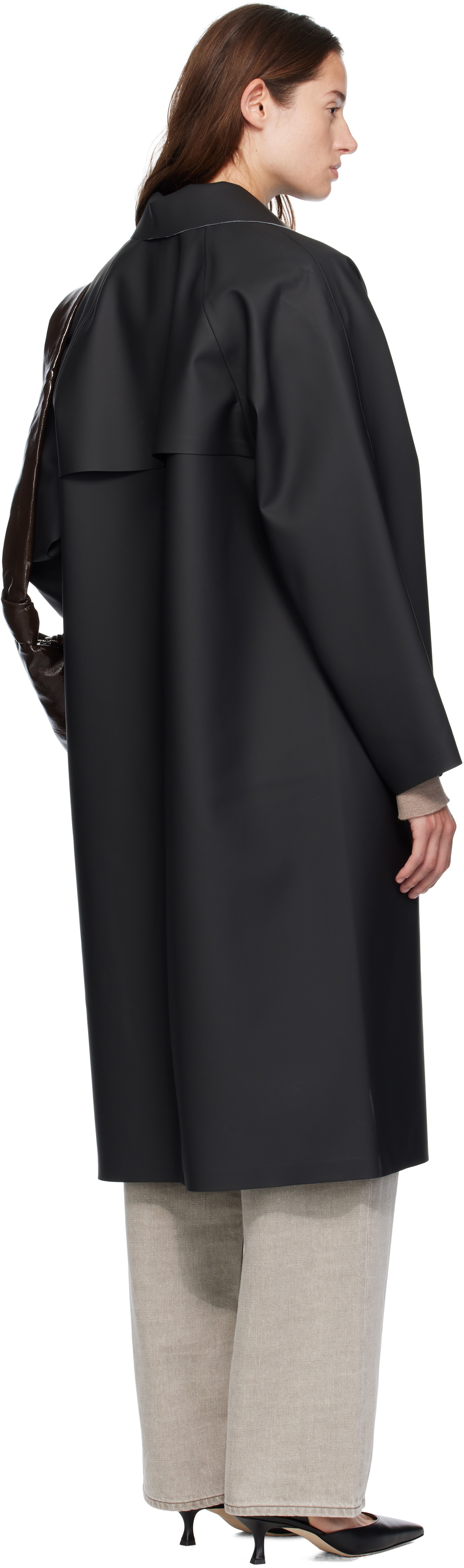 KASSL Editions Black Original Below Rubber Coat Kassl Editions