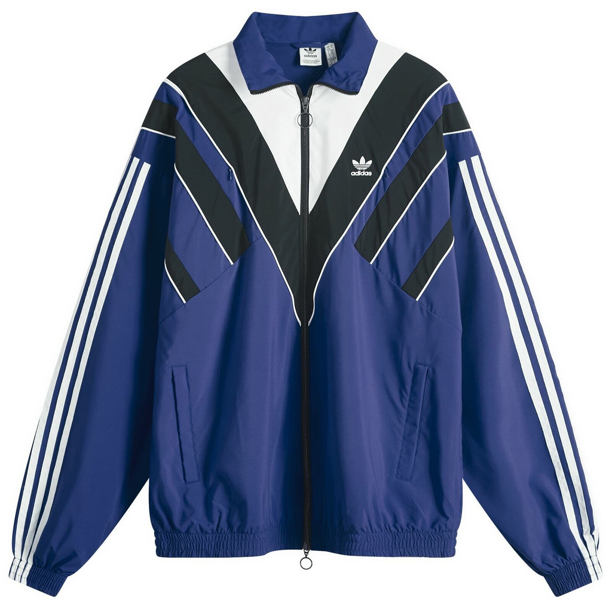 Adidas Women's Rasant Oversized Zip Off Track Top in Dark Blue adidas