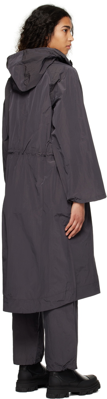 GANNI Gray Parka Coat GANNI