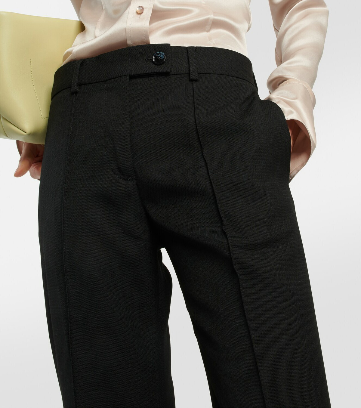 Acne Studios Wide-leg wool-blend pants Acne Studios