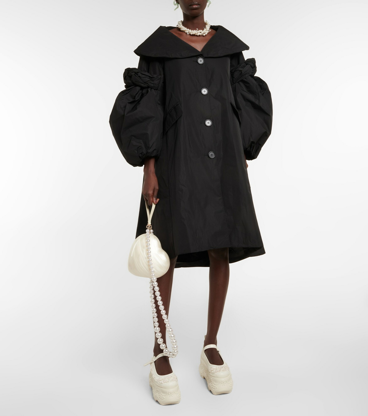 Simone Rocha - Embellished faux pearl clutch Simone Rocha