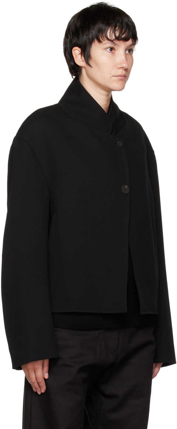 Studio Nicholson Black Cropped Jacket Studio Nicholson