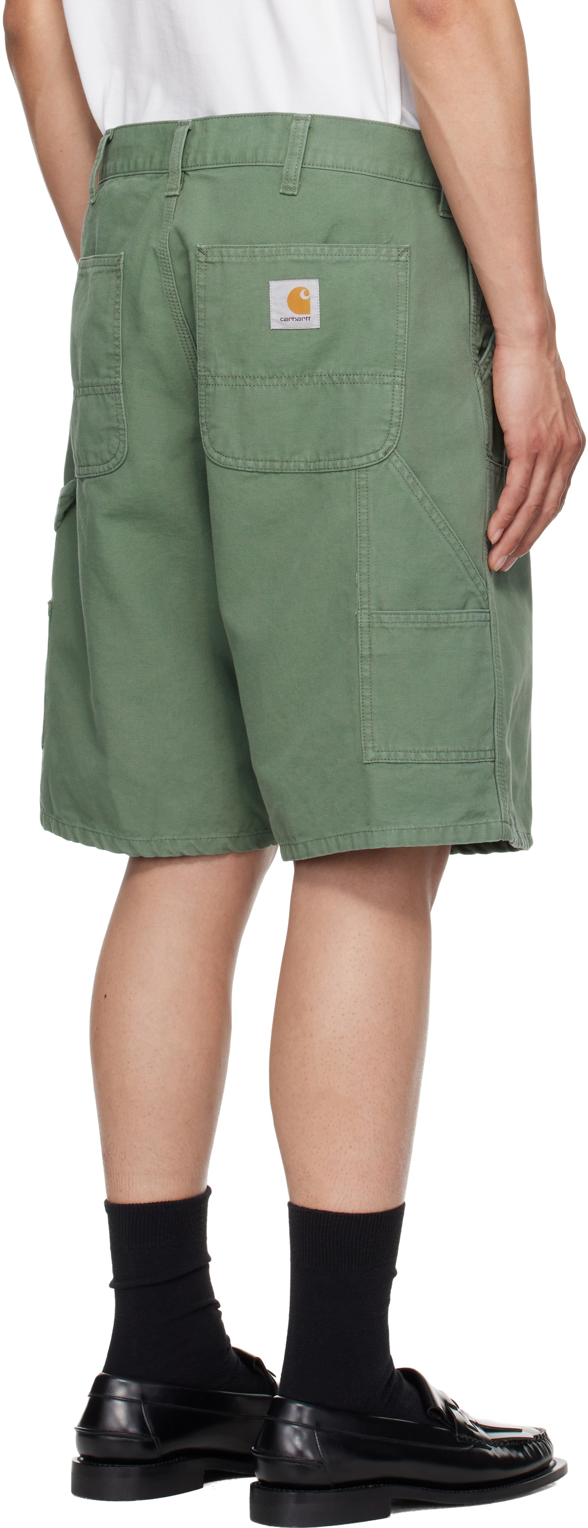 Carhartt Work In Progress Green Double Knee Shorts Carhartt WIP