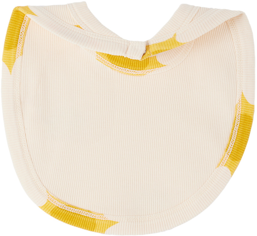 TINYCOTTONS Baby Off-White Sunny Bib TINYCOTTONS