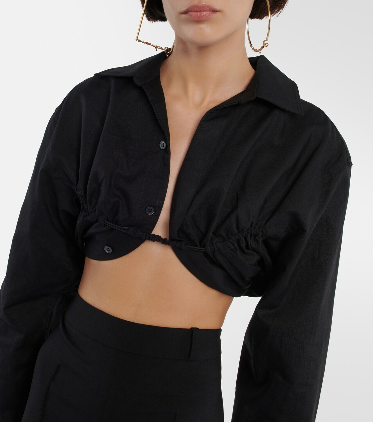 Jacquemus - La Chemise Machou cotton and linen shirt Jacquemus