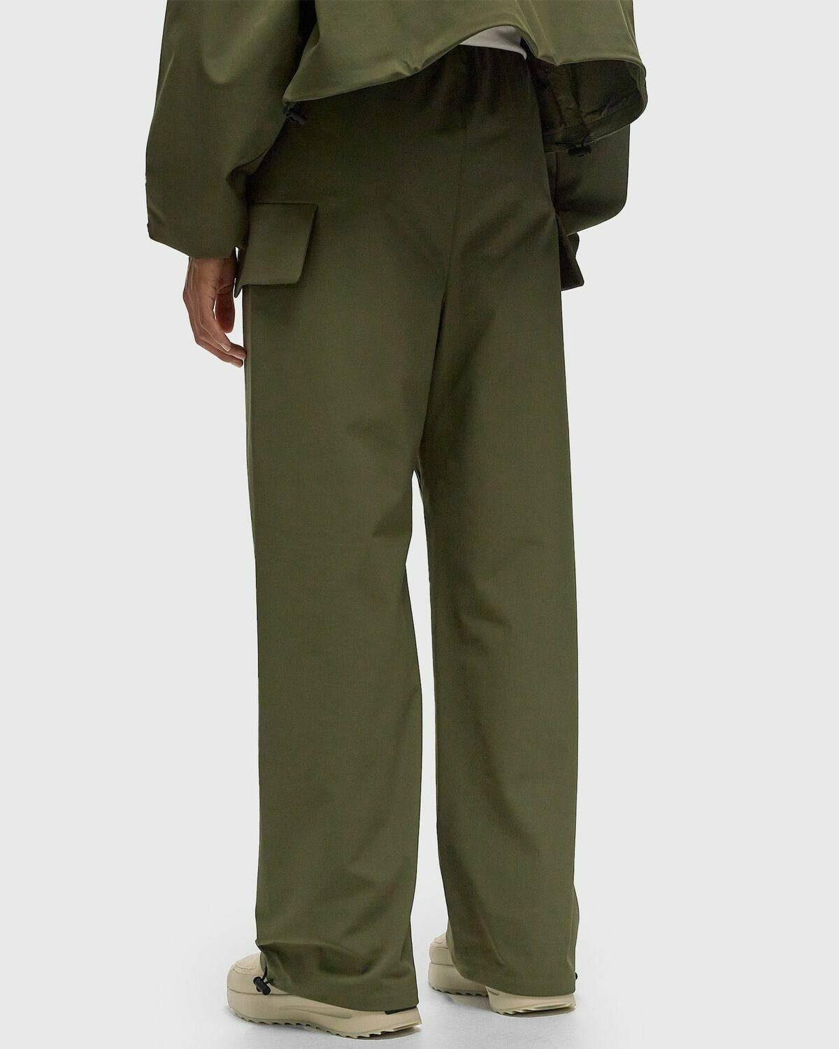 Fear Of God Essentials Bonded Nylon Field Pant Green Casual Pants Fear ...