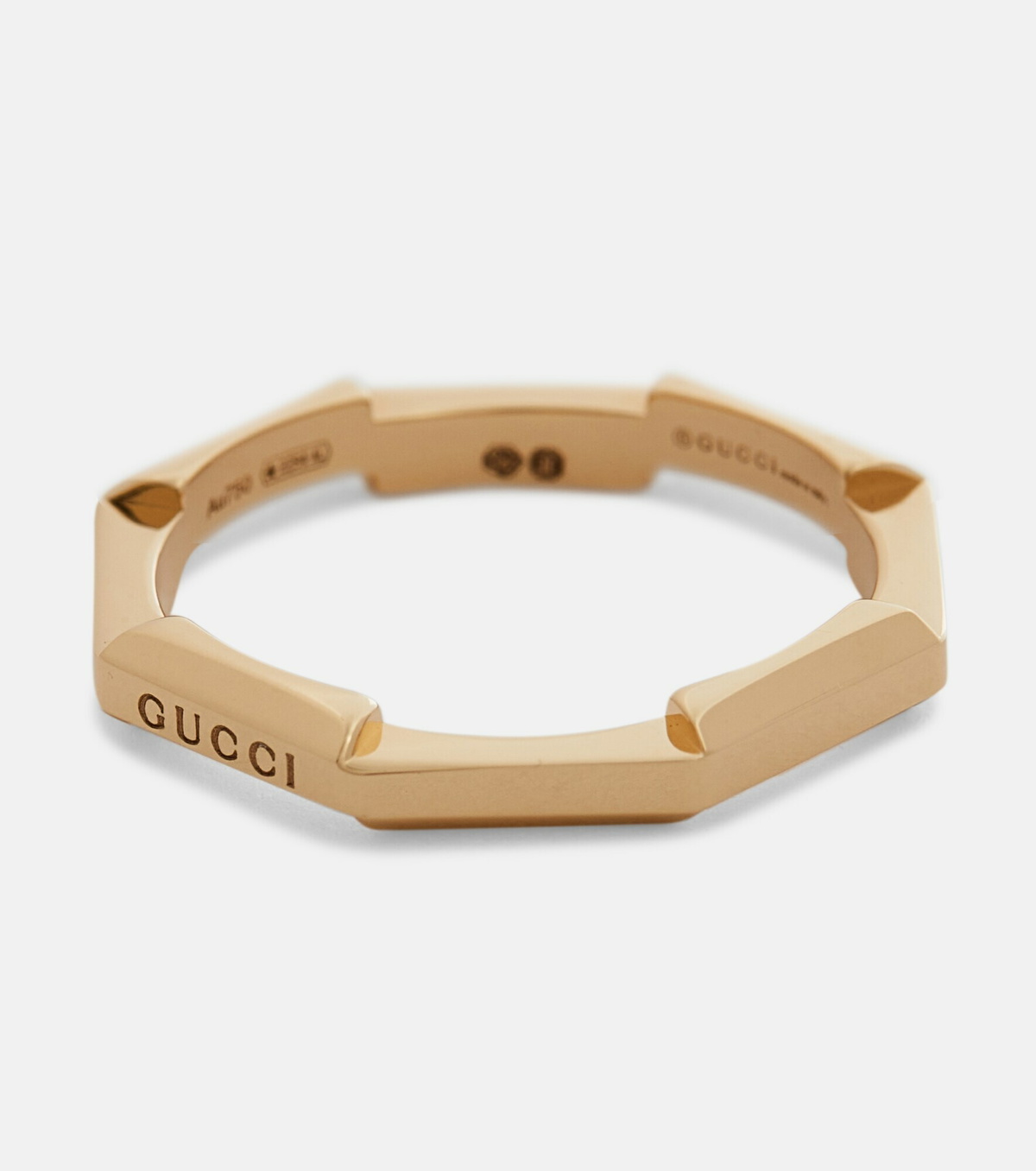 Gucci - Link to Love 18kt gold ring Gucci