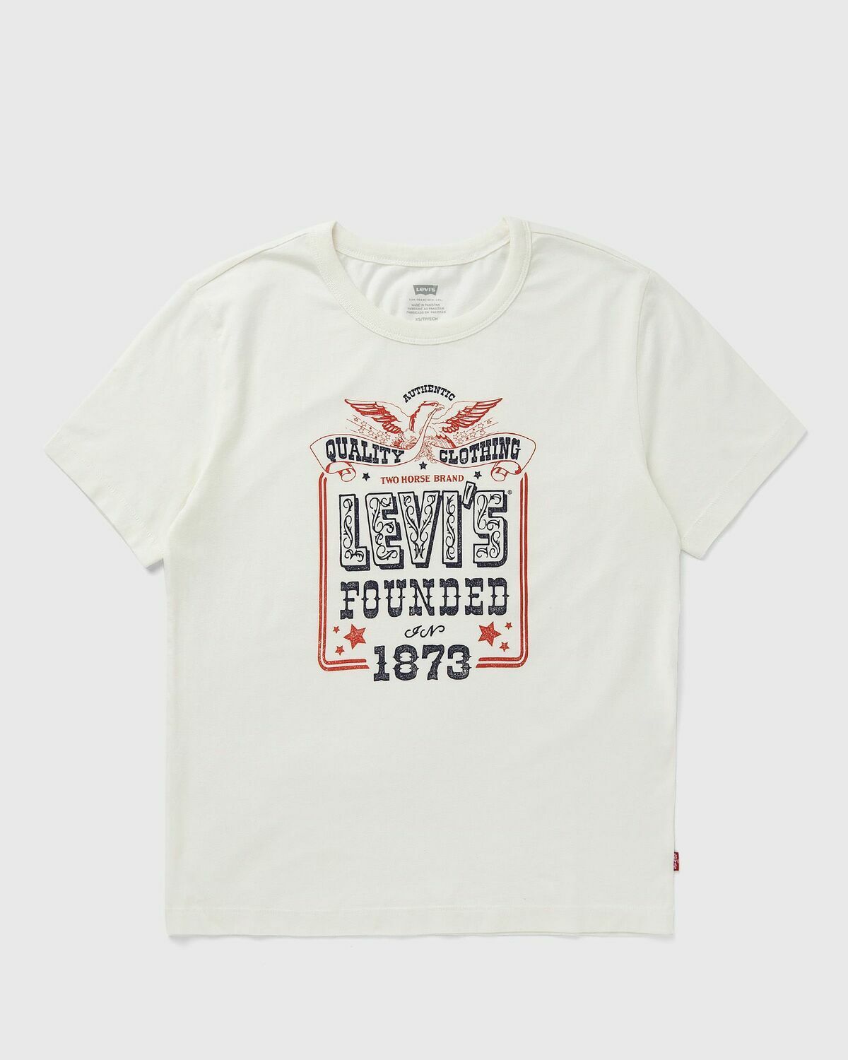 Levis GRAPHIC ICONIC TEE White Womens Shortsleefe Levis