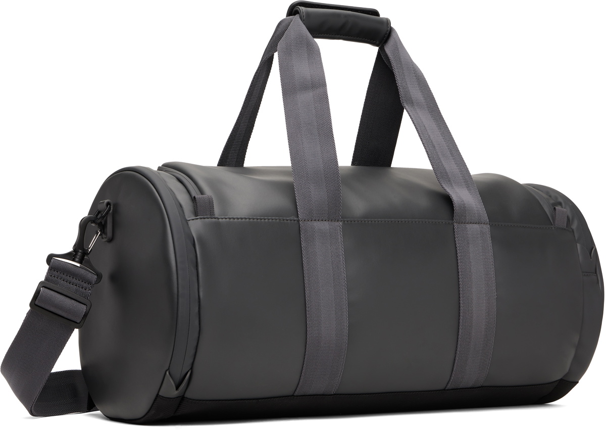 BOSS Gray Holdall Faux-Leather Duffle Bag BOSS