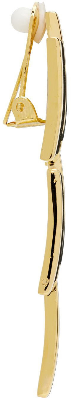 Balmain Gold Maxi Chain Earrings Balmain