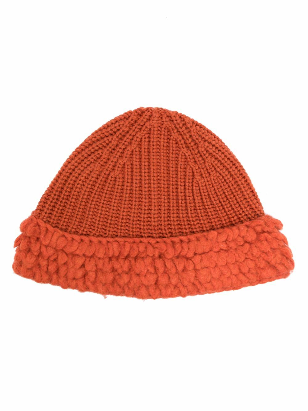 Moncler Genius X Salehe Bembury Orange Ribbed-Knit Beanie Hat Moncler ...