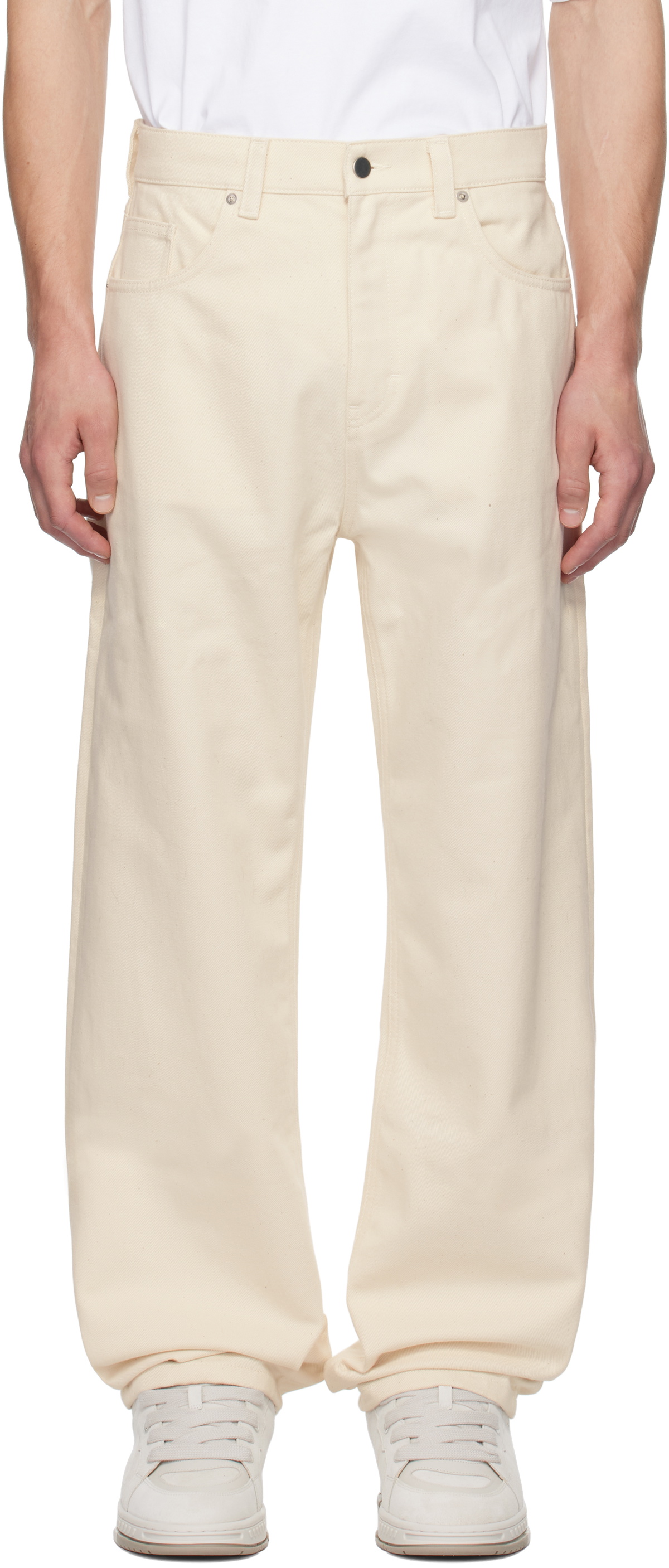 Axel Arigato Off-White Zine Relaxed-Fit Jeans Axel Arigato
