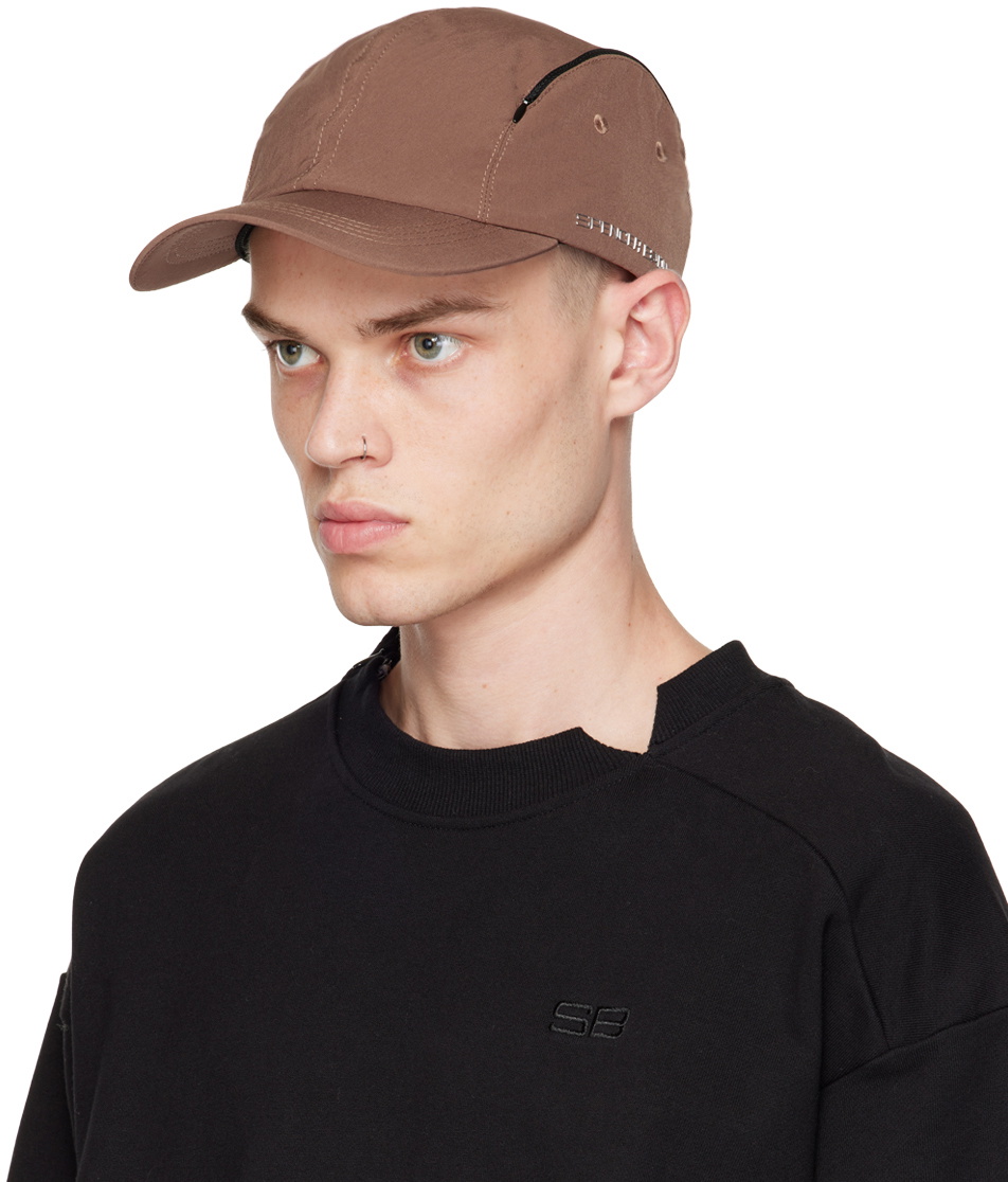 SPENCER BADU Brown Side Zip Cap Spencer Badu