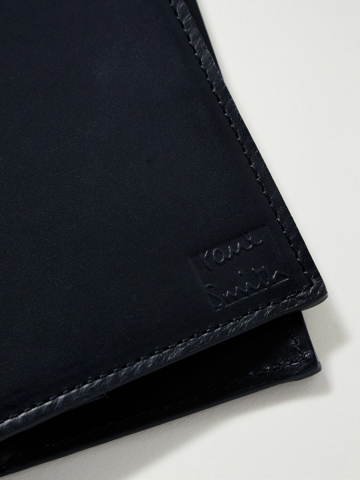 Paul Smith - Logo-Embossed Leather Billfold Wallet Paul Smith