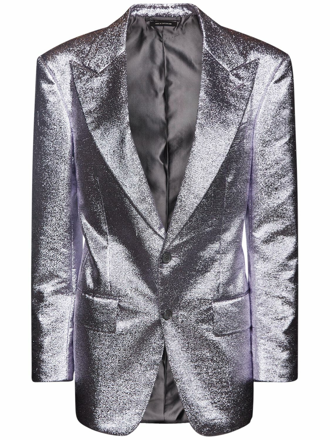 TOM FORD - Metallic Single Breasted Jacket TOM FORD