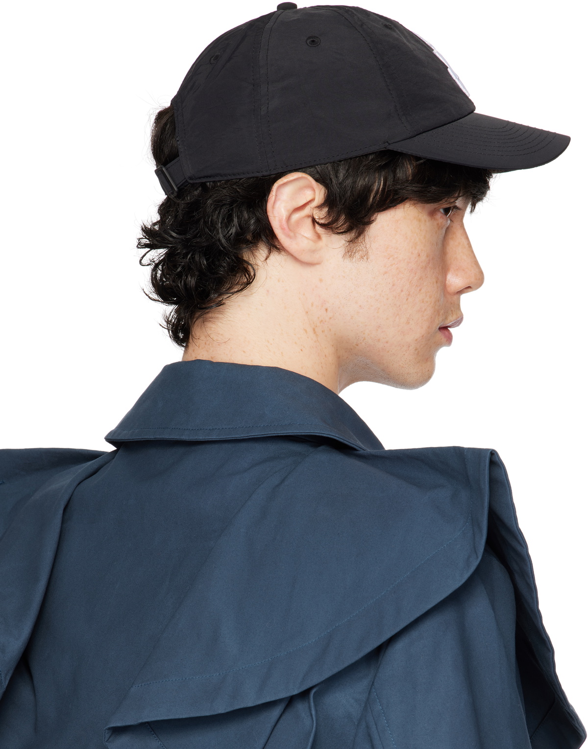 JW Anderson Black Anchor Logo Baseball Cap JW Anderson