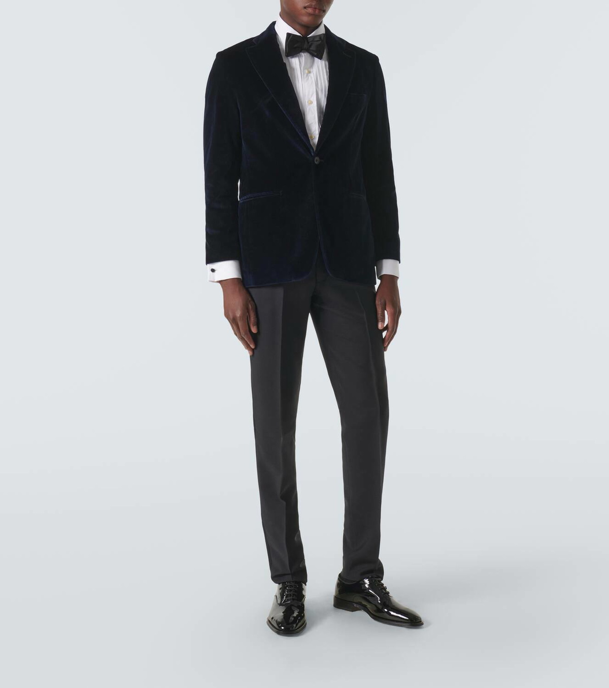 RUBINACCI Wool tuxedo pants Rubinacci