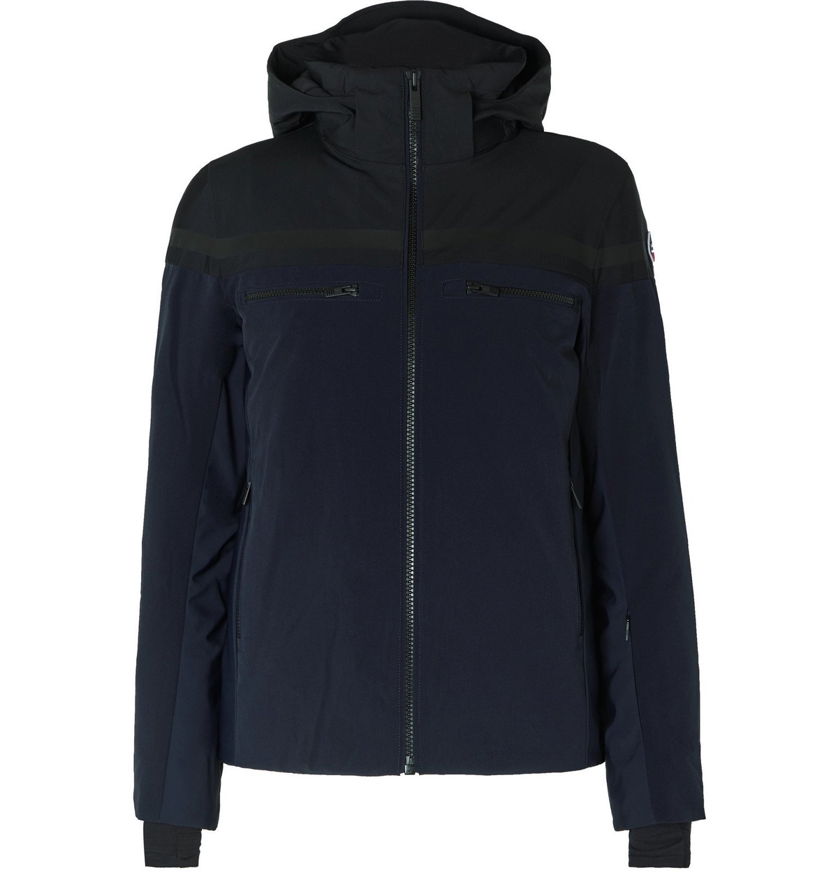 Fusalp - Alfonse Slim-Fit Two-Tone Padded Hooded Ski Jacket - Blue Fusalp