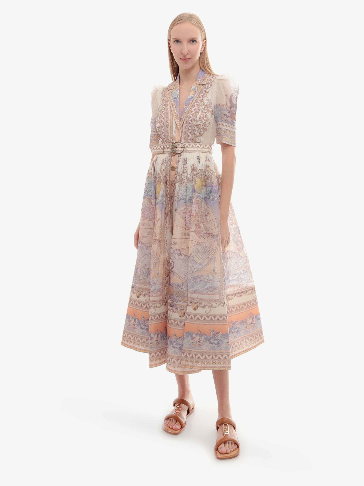 Zimmermann Dress Pink Womens Zimmermann