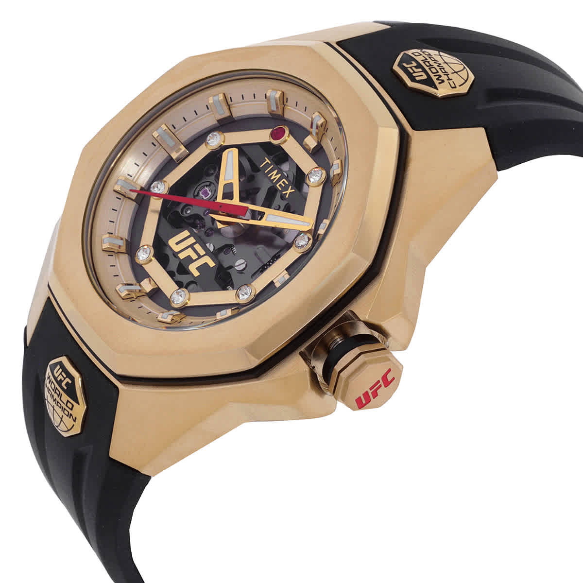 Timex UFC Pro Automatic Gold Dial Mens Watch TW2V86500 Timex