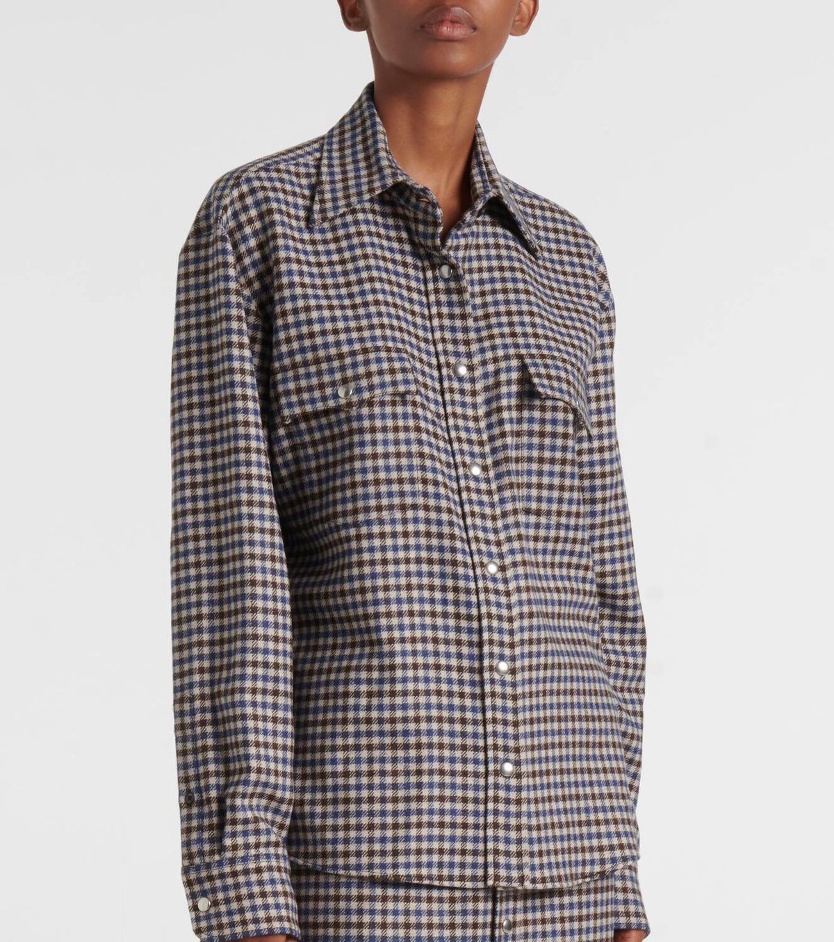 Prada Checked wool shirt Prada