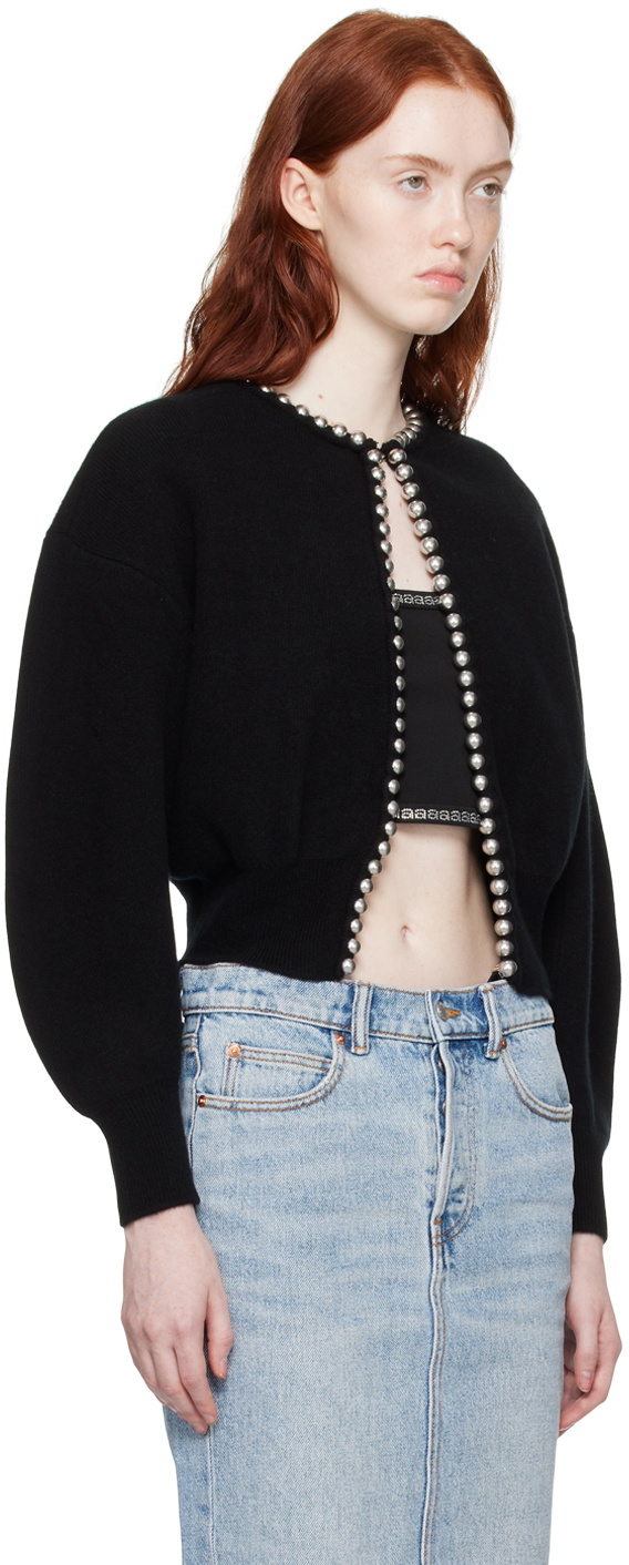 Alexander Wang Black Ball Chain Cardigan Alexander Wang