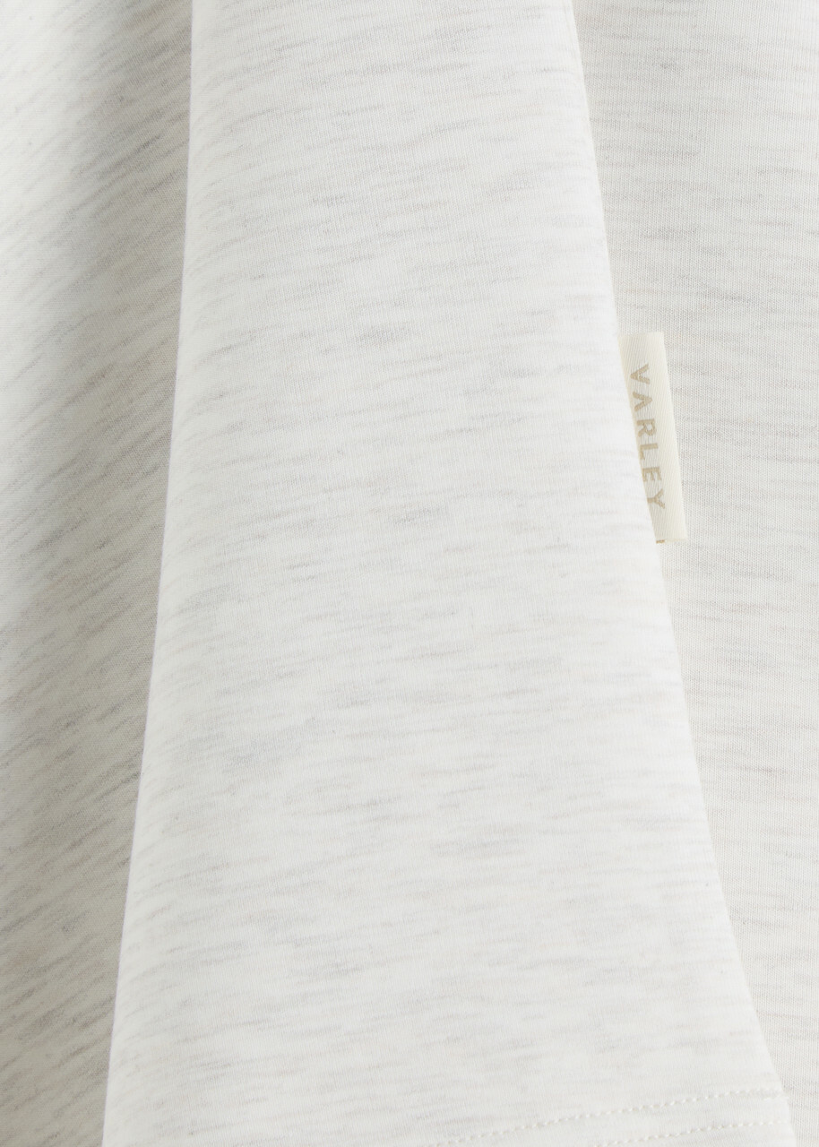 Varley Magnolia Half-zip Stretch-jersey Vest Ivory Varley
