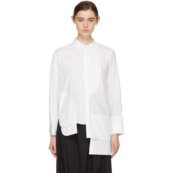 Enfold White Asymmetric Shirt Enfold